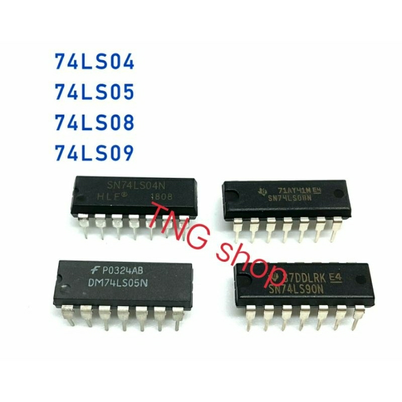 IC 74LS04, 74LS05, 74LS08, 74LS09 สินค้าพร้อมส่ง ออกบิลได้ | Shopee ...