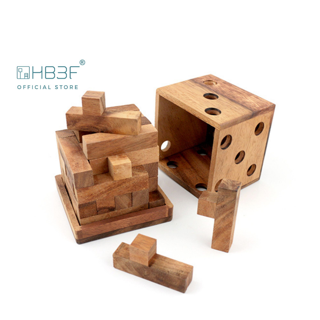 [โค้ดMallลด10%]HB3F 3D Cube 25 pcs Y เกมส์ไม้ ของเล่นไม้ ของเล่นเสริม ...