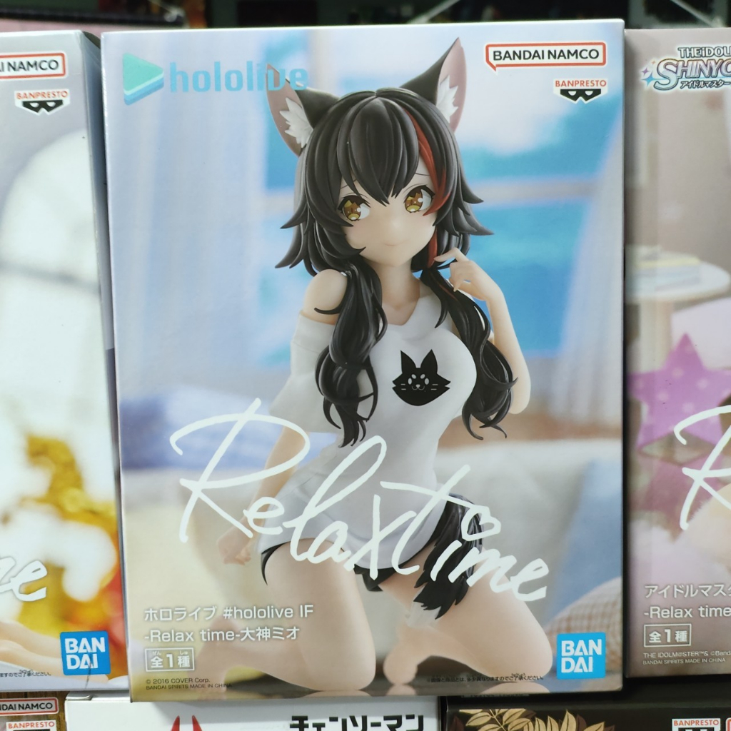 [พร้อมส่ง] โมเดล ฟิกเกอร์ ของแท้ Hololive - Ookami Mio Figure - Relax Time (Bandai Spirits ...