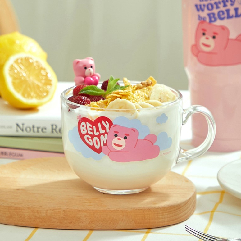 ( พร้อมส่ง ) Bellygom Cereal Bowl แก้ว | Shopee Thailand