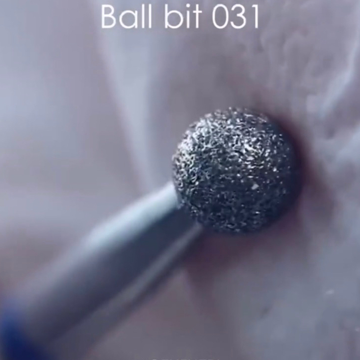 หัวเจียรหนัง Mozhzheri ball bit 031 ขนาด 3mm. | Shopee Thailand