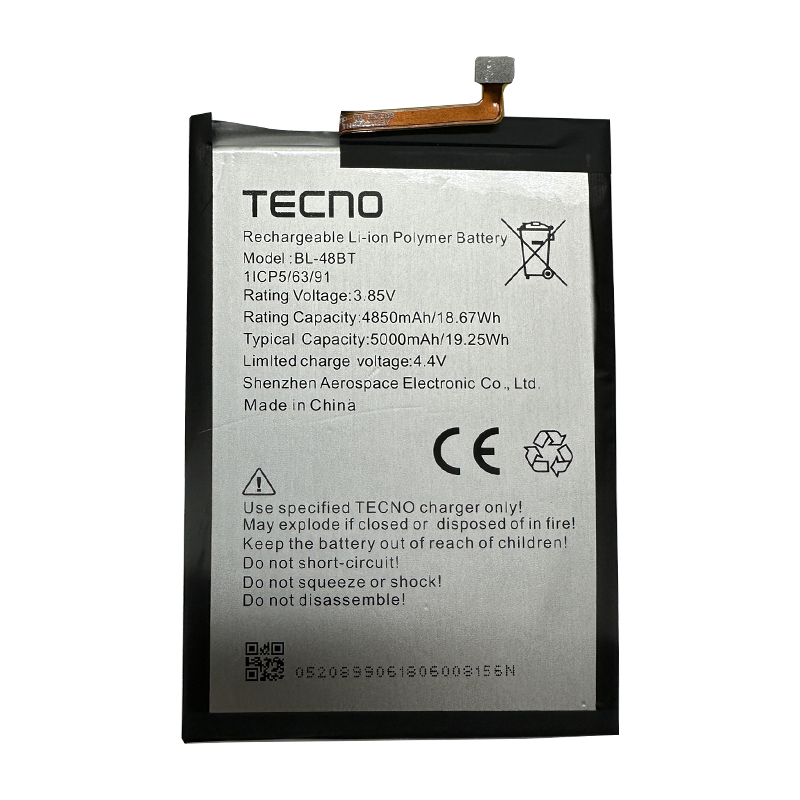 แบตเตอรี่ Tecno Pop 5 BD2P battery BL-48BT BL48BT 5000mAh รับประกัน 3 ...