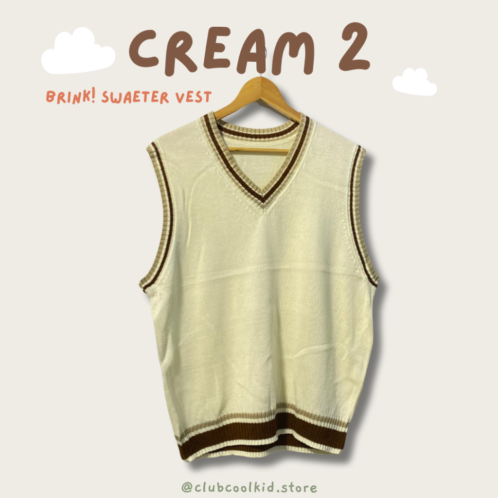 Brink! Vest เสื้อกั๊กOversize ( 3 tone ตัดสามสี มินิมอลมาก) | Shopee ...