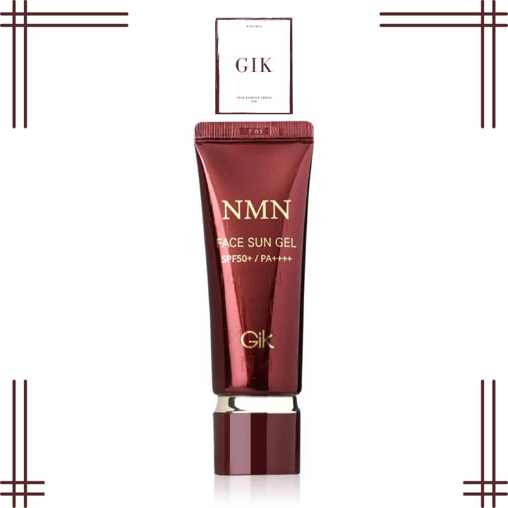 GIK NMN face sun gel ครีมกันแดดเนื้อเจล เบาสบายผิว ไม่เหนียวเหนอะหนะ spf50+ PA++++ 40ml 지아이케이앤엠앤 ...