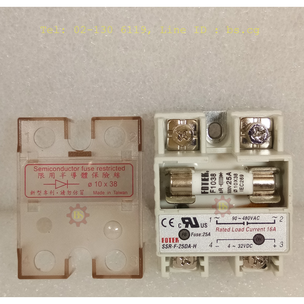 FOTEK: SSR-F-25DA-H Solid State Fuse *สินค้าเเท้จากไต้หวัน* | Shopee ...