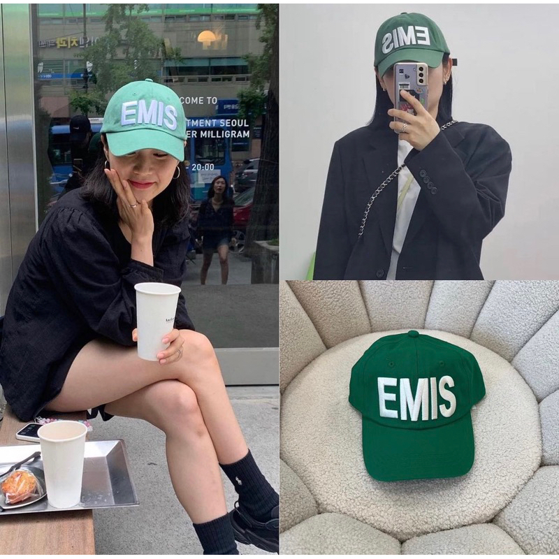 Emis ball cap ฮิตที่สุดเป็นรุ่นที่ใบเฟิร์น จีซูใส่ หมวกแบรนด์ดัง ทรงสวย ...