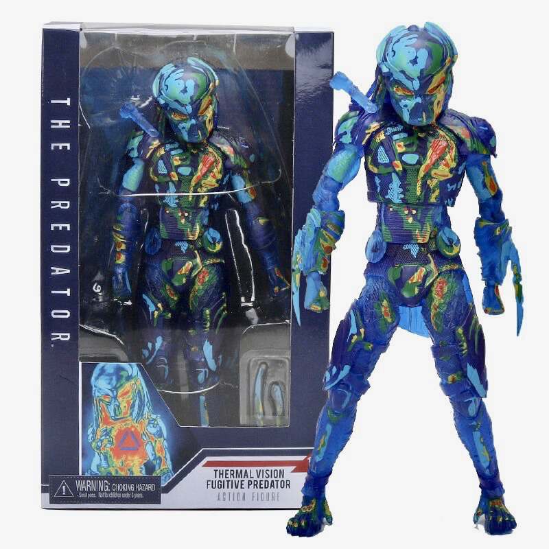 NECA FUGITIVE PREDATOR THERMAL VISION Action Figure 20 cm | Shopee Thailand