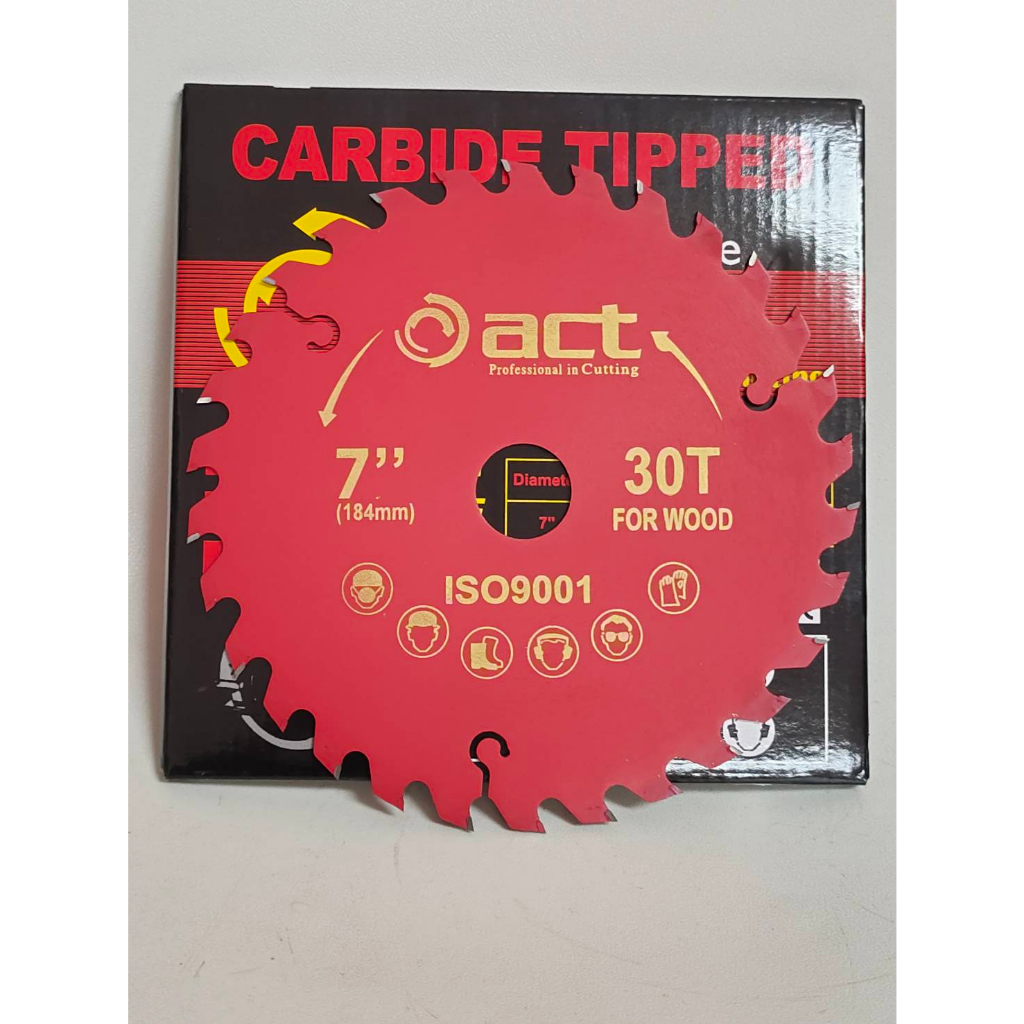 ACT ใบเลื่อยวงเดือนคาร์ไบท์ 7นิ้ว สำหรับตัดไม้ 24T 30T 40T 60T | Shopee Thailand