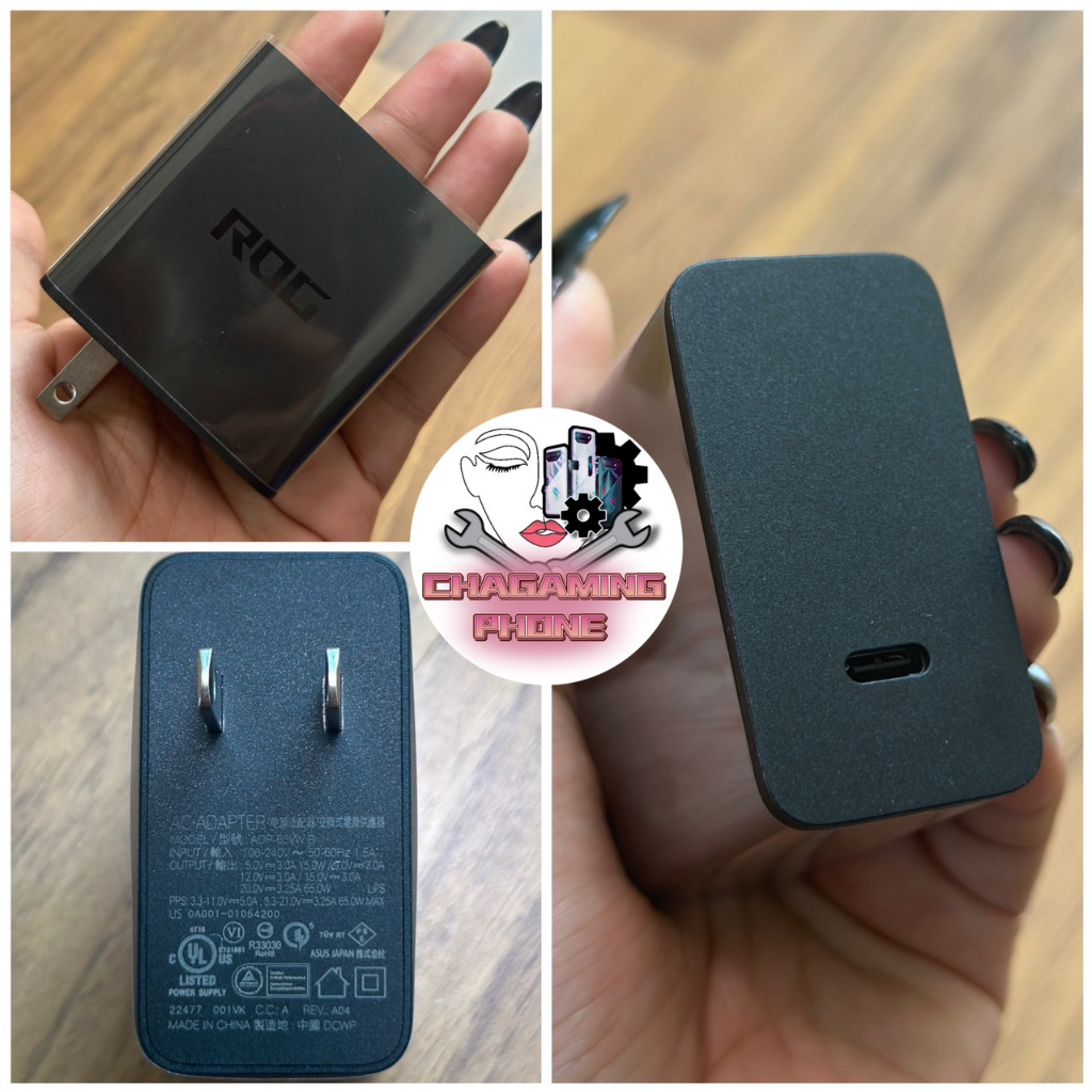 ที่ชาร์จแท้ 30W,65W Adapter and USB-C Cable for Asus ROG Phone 2 & 3 & 5 & 6 6D 7 7U | Shopee ...