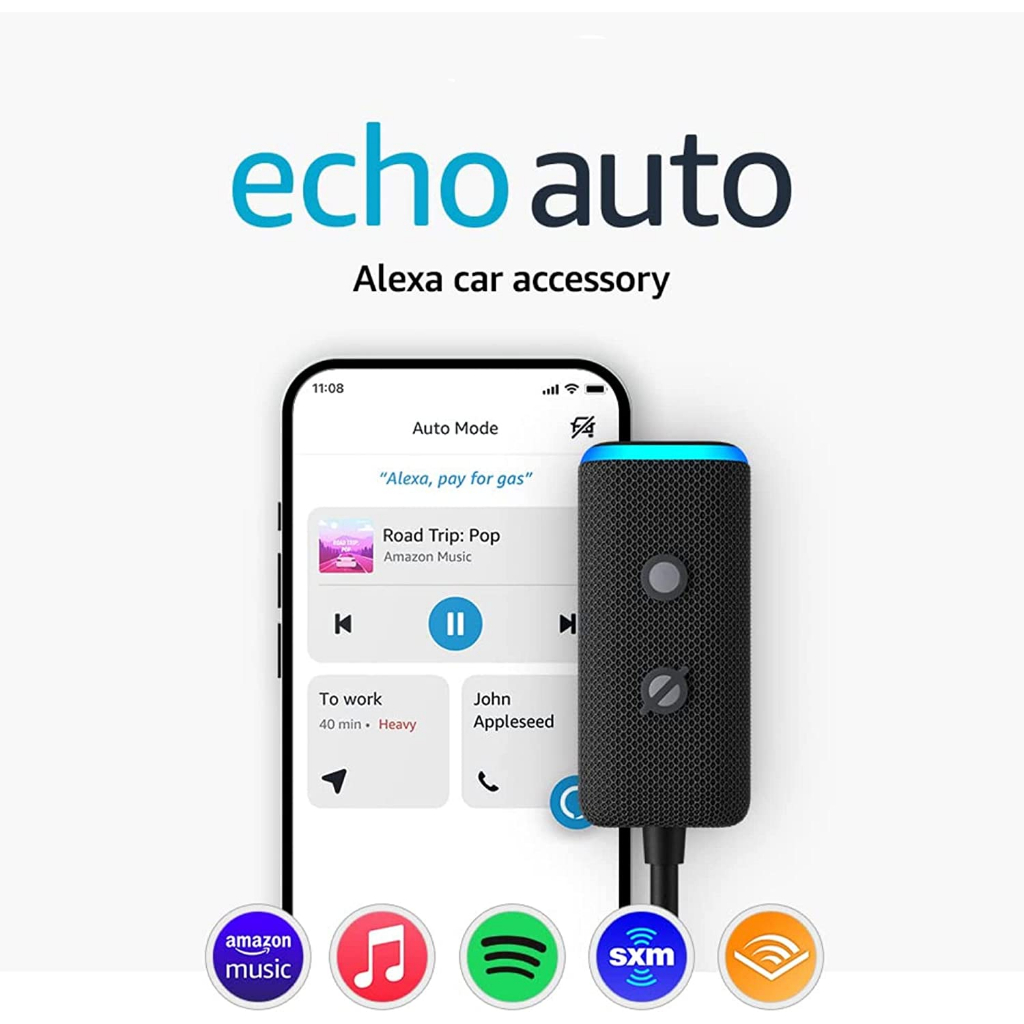 Amazon Echo Auto (2nd Gen, 2022 release) | Add Alexa to your car [Ready ...