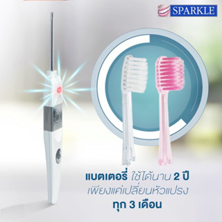 SPARKLE หัวรีฟิล Refill IONIC (2ชิ้น/ แพ็ค) สำหรับแปรงไอออนิค (สินค้าคละสี ฟ้า ชมพู ขาว) IONIC ...