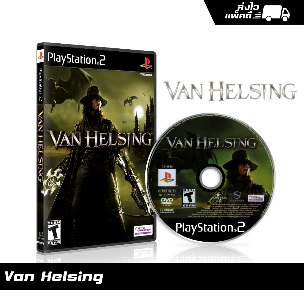 แผ่นเกม PS2 Van Helsing The Game (english) สกรีนแผ่น พร้อมปกใส่กล่อง | Shopee Thailand