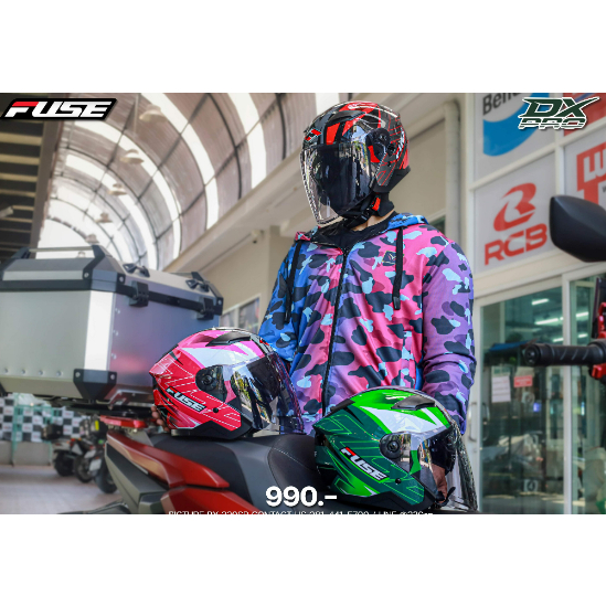 หมวกกันน็อคครึ่งใบ FUSE รุ่น DX-PRO 7 ลายล่าสุด ส่งไว!!! | Shopee Thailand