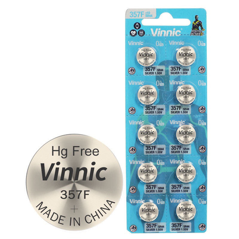 ถ่านกระดุมVinnic 357F/SR44 1.55V ของแท้(แบ่งขาย) | Shopee Thailand