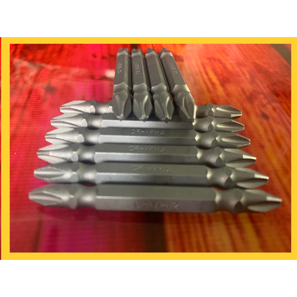 ดอกไขควง ดอกสว่านหัวแฉก CR-VPH2 ยาว 6.5 ซม. (ราคาต่อ 1 ชิ้น) | Shopee ...