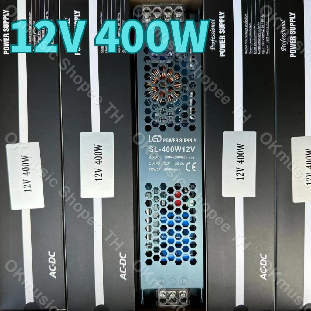 หม้อแปลง สวิตช์ชิ่ง DC 12V 24V 60W 200W 400W สวิทชิ่ง หม้อแปลง ไฟฟ้า SWITCHING หม้อแปลงชาร์จแบต ...