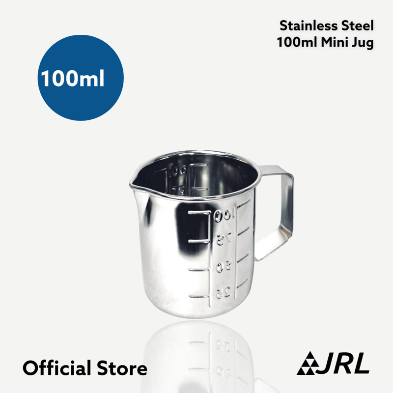 ถ้วยตวงสแตนเลส ถ้วยตวงกาแฟ 100 200 มล ขนาดจิ๋ว มีขีดบอกปริมาตร (มีฝาปิด) แก้วตวง | Shopee Thailand