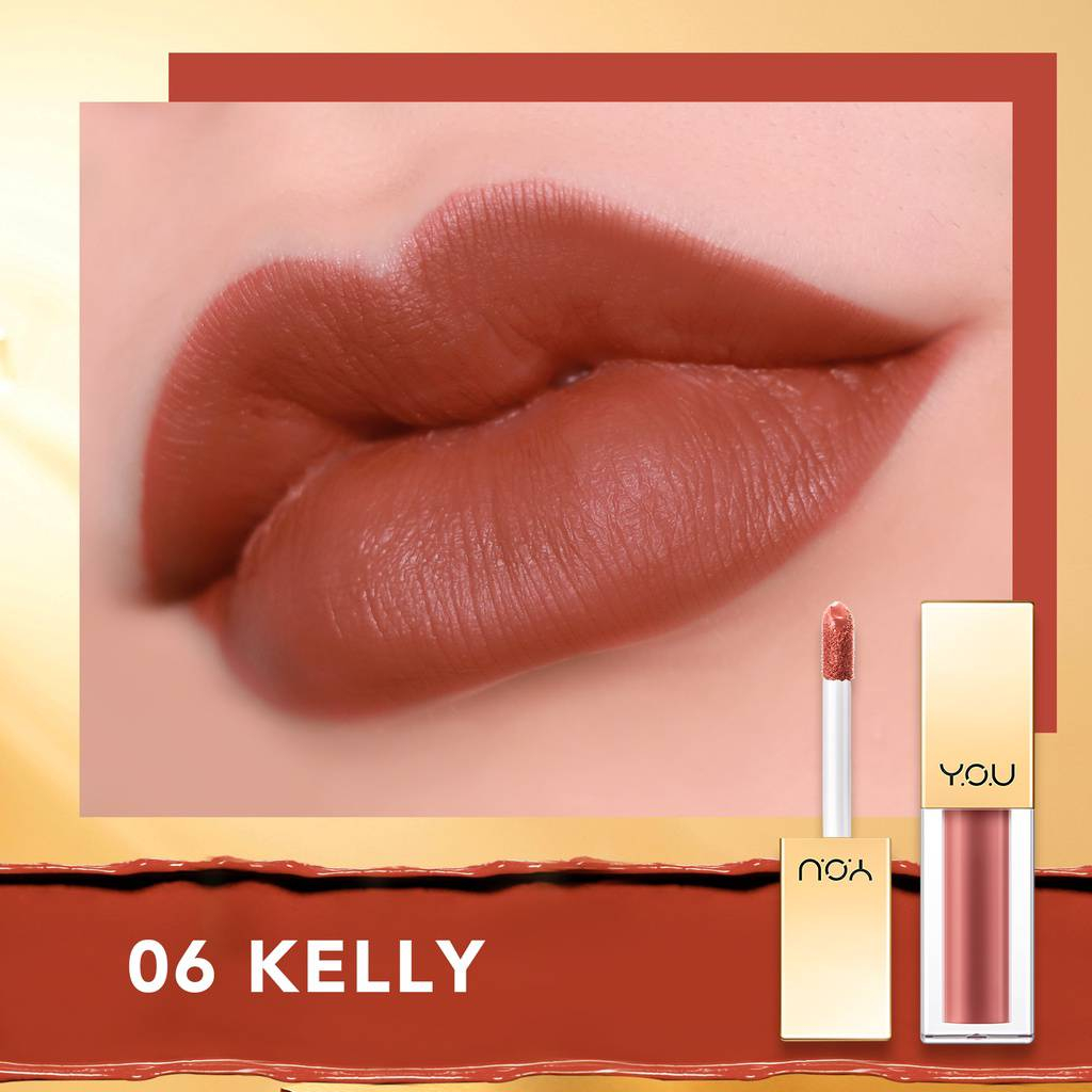 YOU Rouge Velvet Matte Lip Cream เนื้อเนียน | Shopee Thailand