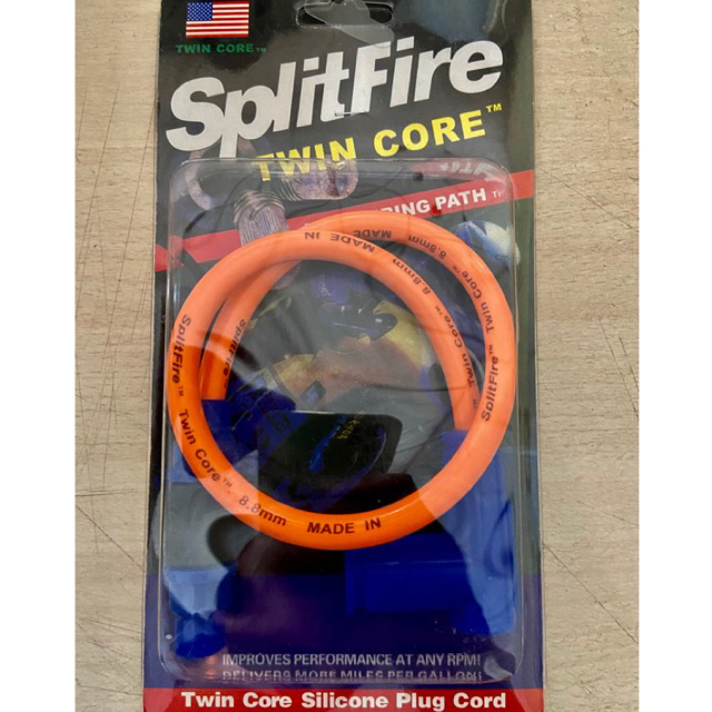 สายหัวเทียนแต่ง สายคอยส์หัวเทียนแต่ง สายคอล์ยหัวเทียนพร้อม ปลั๊กหัวเทียน Splitfire TwinCore ...