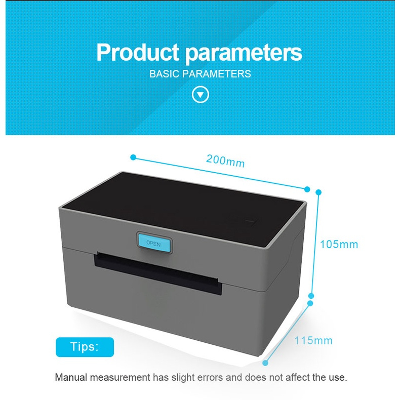 iTCAN iC-9910 เครื่องพิมพ์ฉลากสินค้า บาโค้ด Label Printer ใบปะหน้า shopee ไม่ใช้หมึก เครื่องป ...