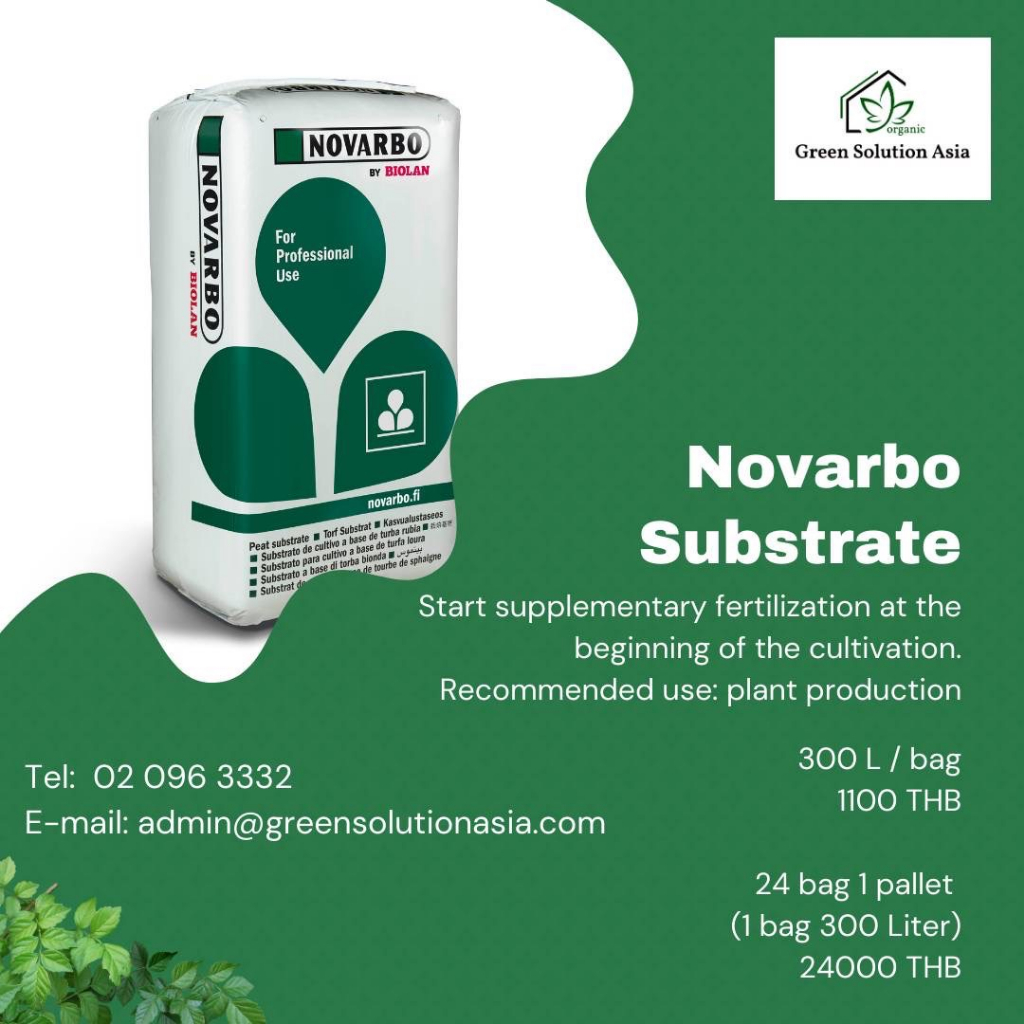 NOVARBO SEEDLING PEATMOSS B50/W50 (โนวาร์โบ) พีทมอสคุณภาพสูงสำหรับเพาะ ...
