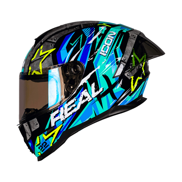 REAL FALCON ICON BLACK/BLUE | Shopee Thailand