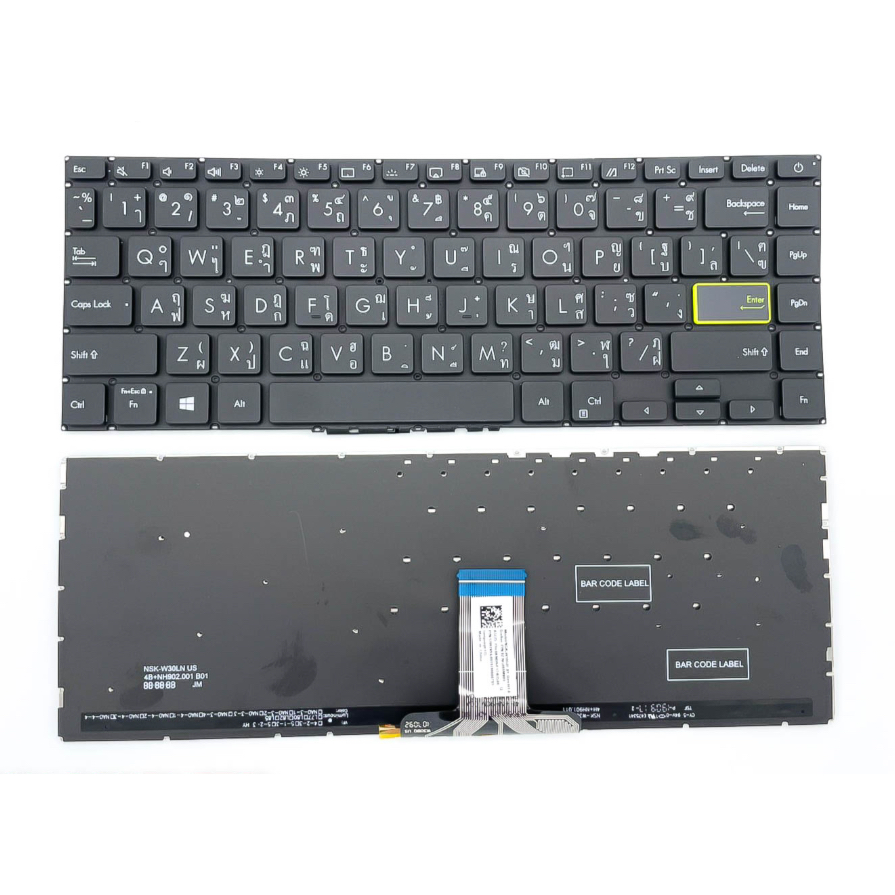 Asus VIVOBOOK D413 S413 D413D S413F S433 X421OFA S413E keyboard ...