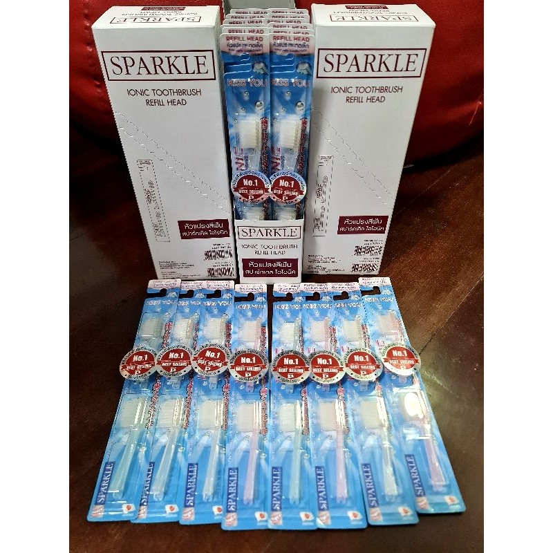 Sparkle Ionic toothbrush (Refill)แปรงสีฟันสปาร์คเคิล ไอโอนิค (รีฟิล)ช่วยขจัดคราบหินปู | Shopee ...