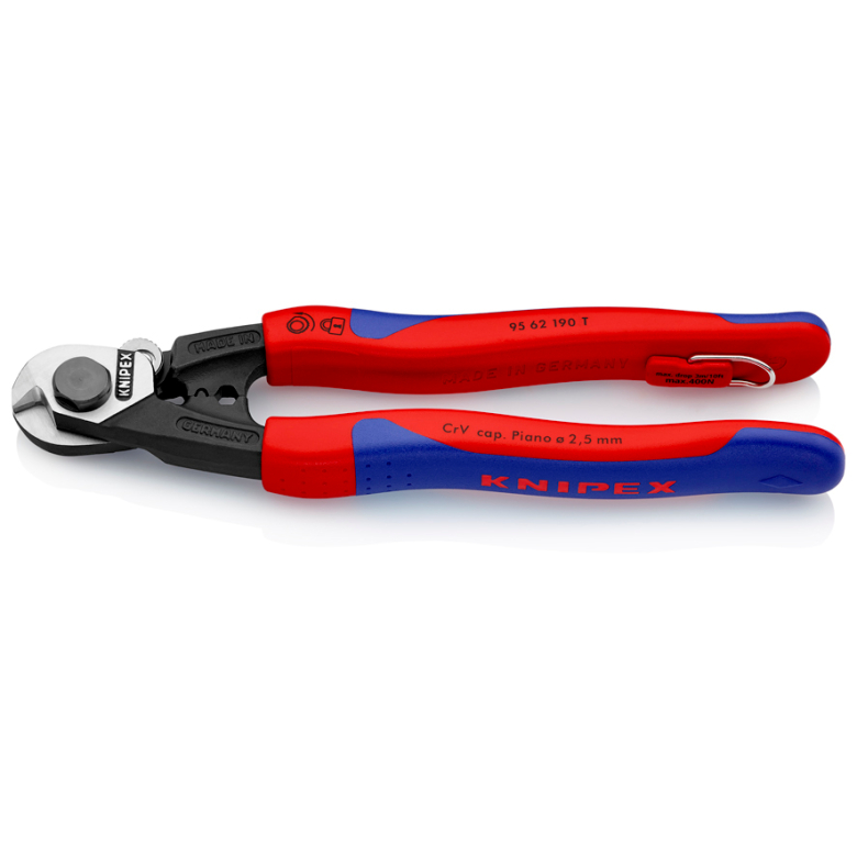 คีมตัดลวดสลิง KNIPEX NO.95 62 190 T Wire Rope Cutter 190mm.Factory Gear By Gear Garage | Shopee ...