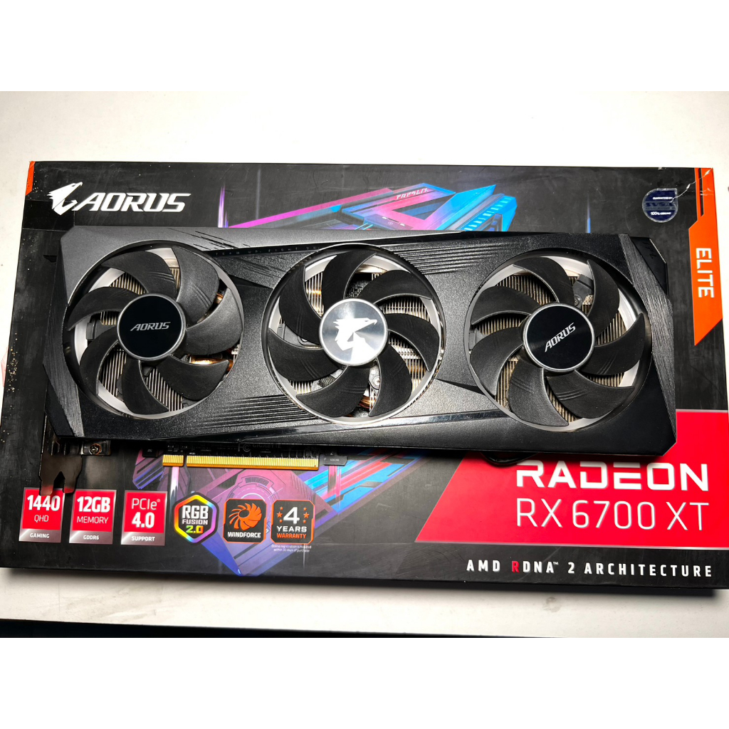 การ์ดจอ VGA RX 6700XT Aorus 12 GB | Shopee Thailand