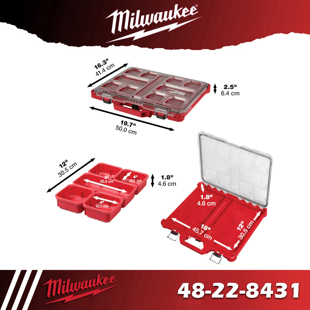 Milwaukee Packout 48-22-8431 | Shopee Thailand