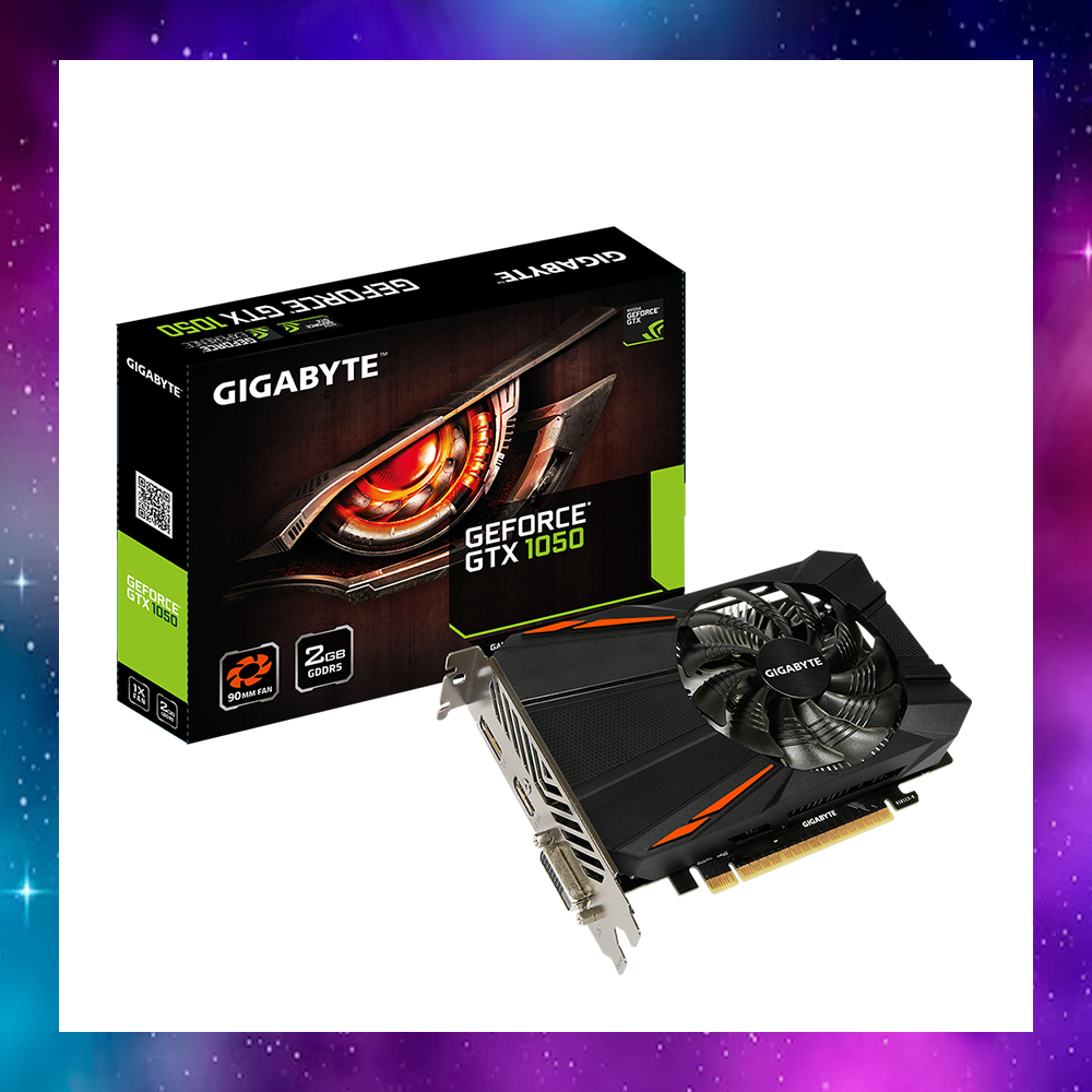 VGA (การ์ดแสดงผล) GIGABYTE GTX1050 1050 OC 2G DDR5 ใช้งานปกติ ไม่ต่อไฟ | Shopee Thailand