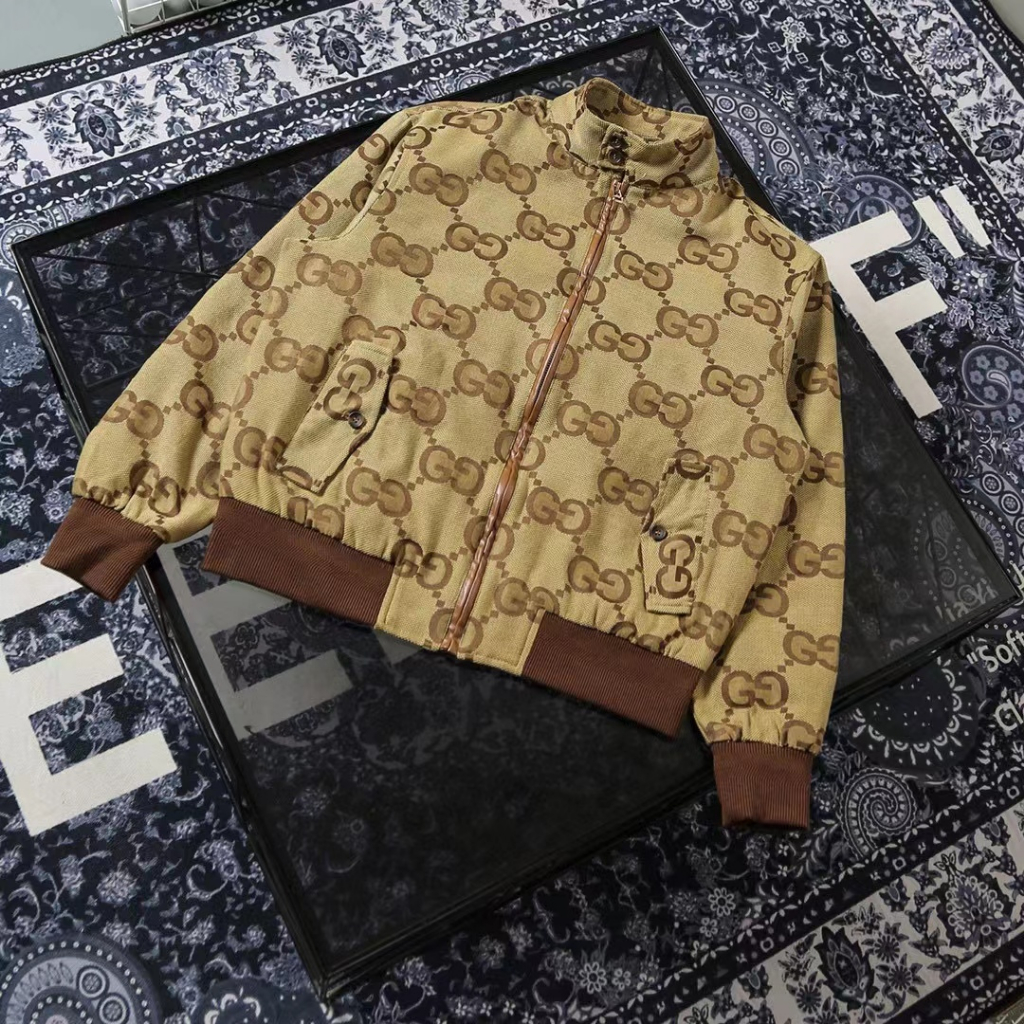 【Lemon】เสื้อแจ็คเก็ต เสื้อแจ็คเก็ต Gucci 1:1 Tags 23SS รูปภาพจริง limited edition | Shopee Thailand