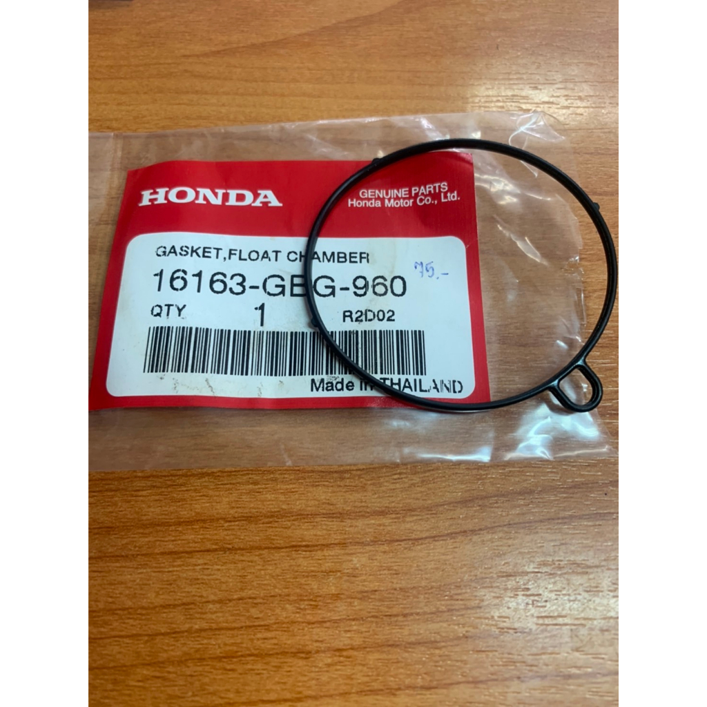 16163-GBG-960 โอริงปากถ้วยคาร์บูWAVE ใส่ได้ทุกรุ่น อะไหล่แท้HONDA ...