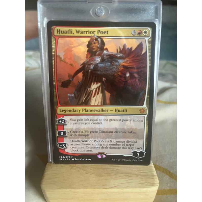 การ์ด MTG Huatli, Warrior Poet Magic the gathering EDH รุ่น XLN สภาพ Nm ...