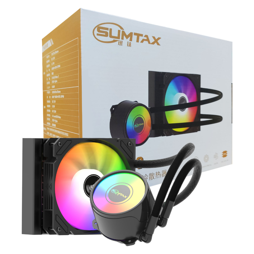 SUMTAX ชุดน้ำระบบปิด Tsunami SL120 240 360Unlimited Deep Space Lighting ...