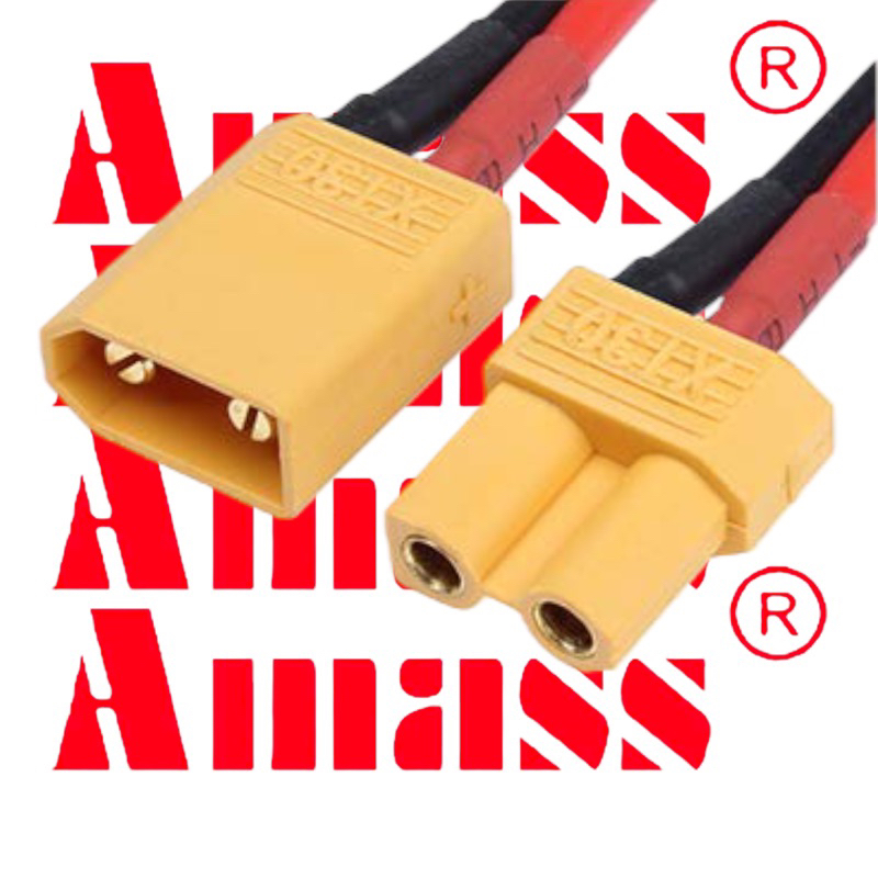 ขั้วปลั๊ก XT30 XT60 XT90 #Amass ขั้วต่อแบตเตอรี่ RC ปลั๊กเสียบ ESC Connectors จำนวน 1คู่ ...