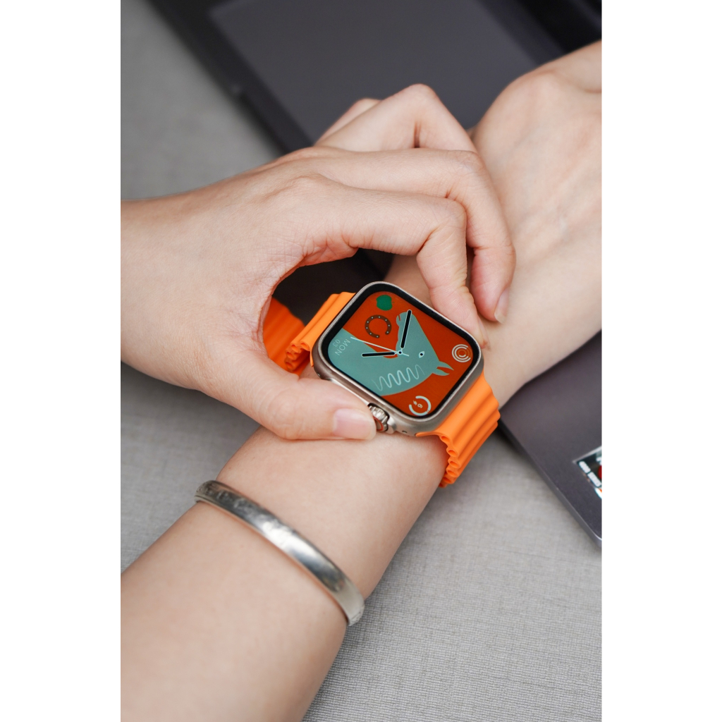 Microwear ultra mini สมาร์ทวอทช์ อัลตร้าวอทช์ บลูทูธ เรียกอัตราการเต้น ...