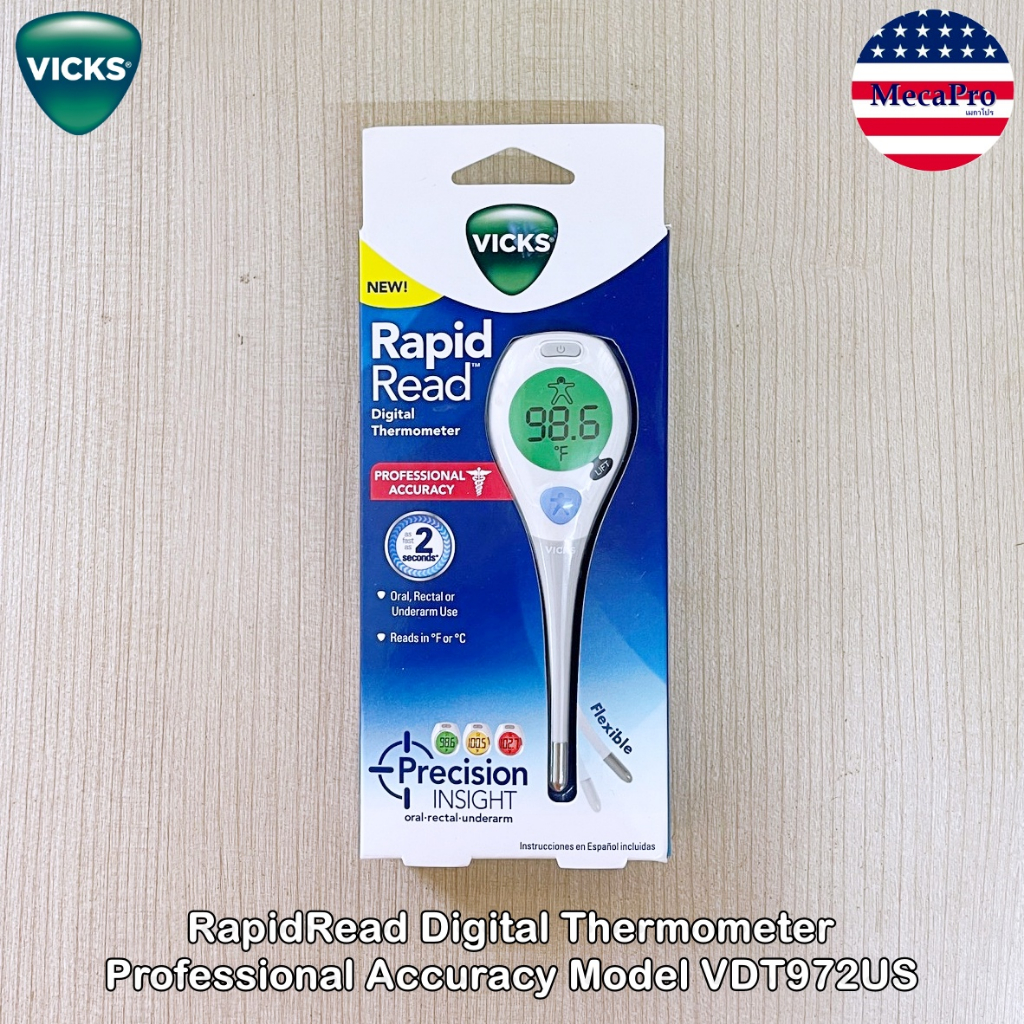 Vicks® RapidRead Digital Thermometer Professional Accuracy Model ...