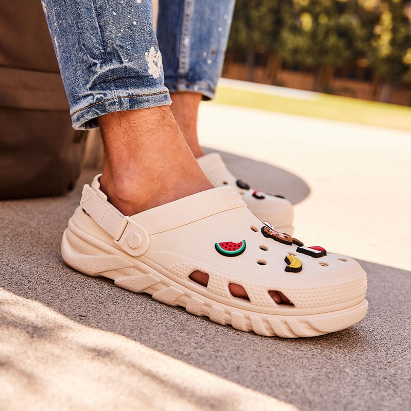 Crocs Collection รองเท้าแตะ CR UX Duet Max II Clog 208776-160 / 208776 ...