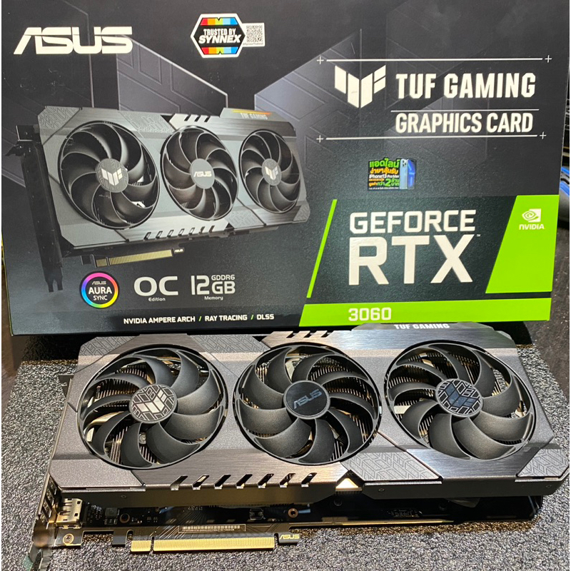 RTX3060 12GB ASUS TUF O12G V2 GAMING | Shopee Thailand