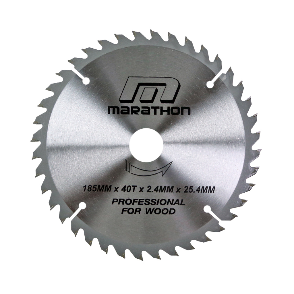 MARATHON ใบเลื่อยวงเดือน ขนาด 7 นิ้ว x 40T รุ่น M312-0018 ของแท้ 100% ฟันคาร์ไบด์ TCT ตัดไม้ ...