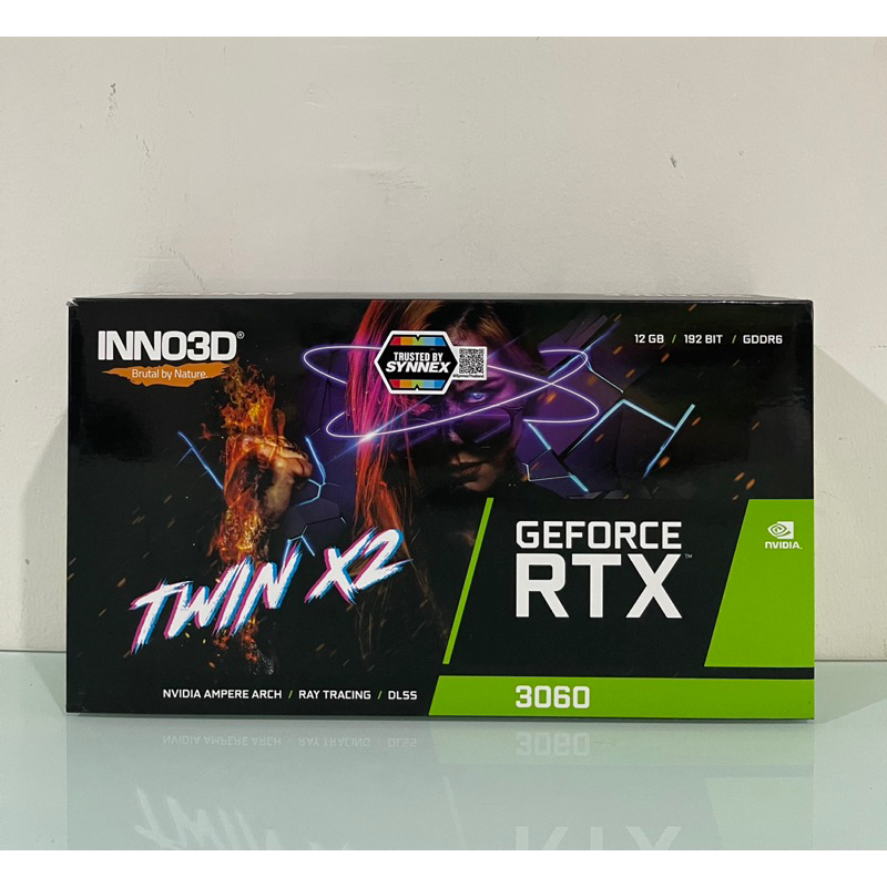 VGA (การ์ดแสดงผล) INNO3D GEFORCE RTX 3060 TWIN X2 - 12GB GDDR6 (LHR) มือสอง ประกันร้าน 3เดือน ...