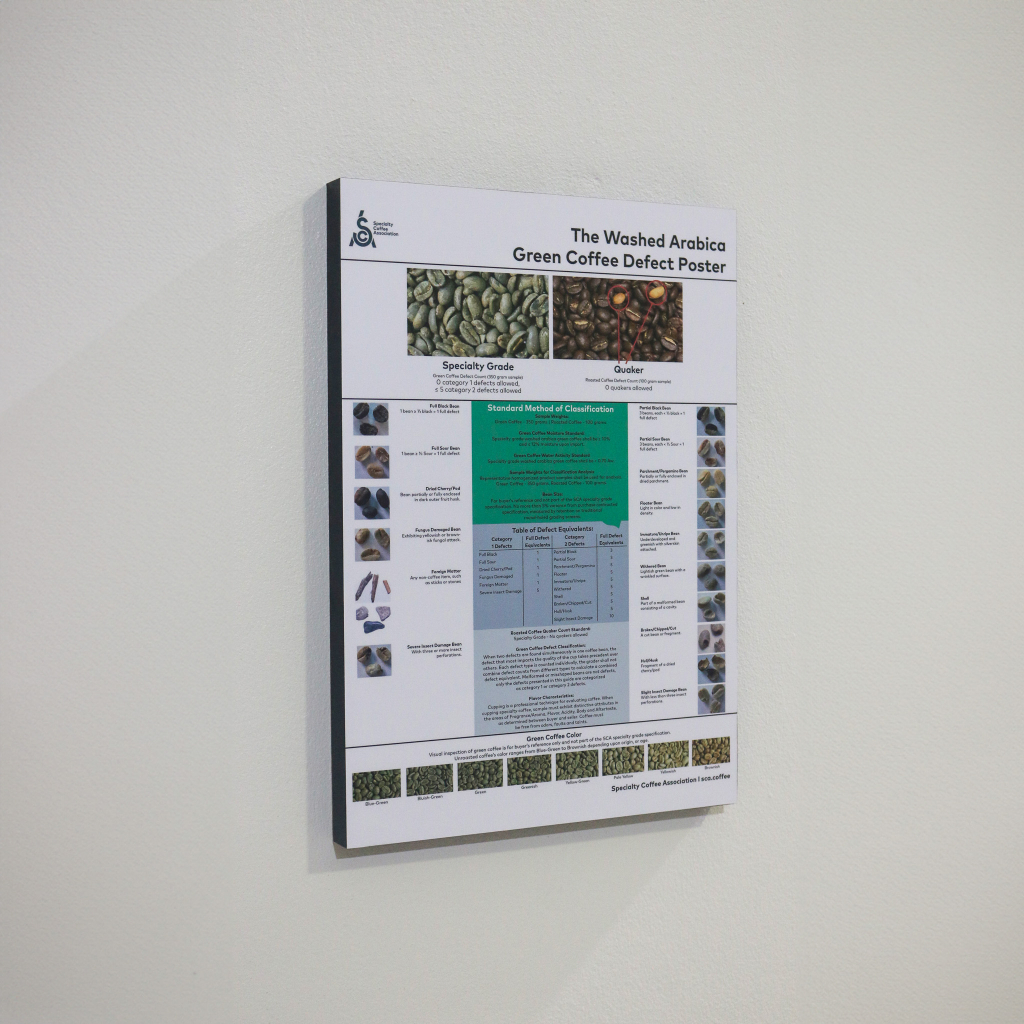 Poster : การจำแนกเมล็ดสารกาแฟบกพร่อง [Washed Arabica Green Coffee ...