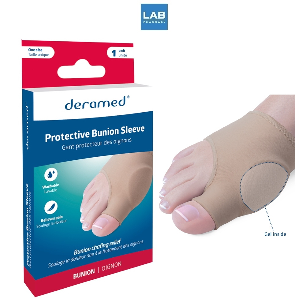 Deramed Footcare Protective Bunion Sleeve 1pc/box - อุปกรณ์ผ้ายืดสวม ...