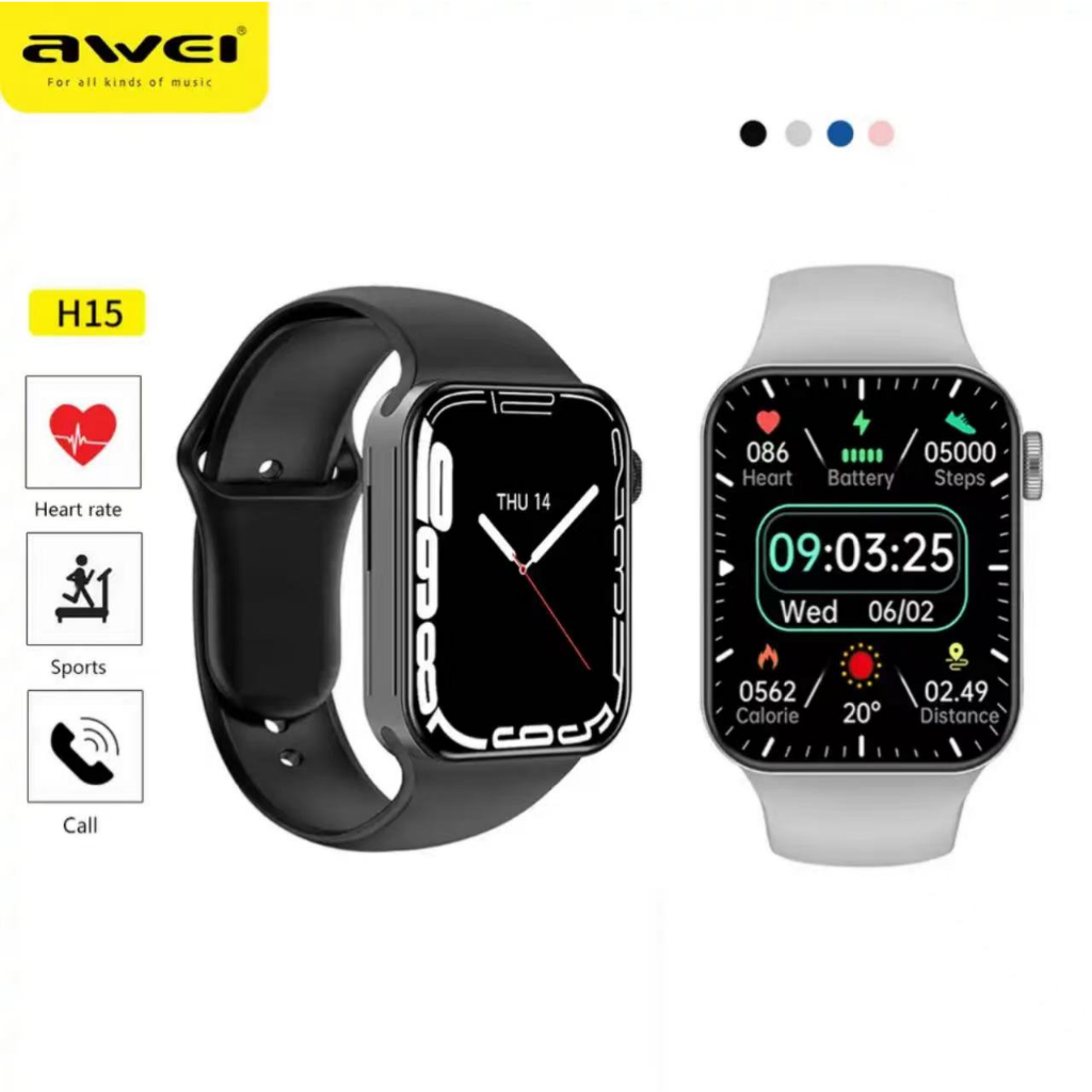 Awei*H15* Calling Smaert Watch นาฬิกาออกกำลังกาย | Shopee Thailand