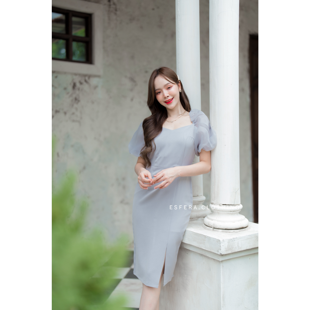 เดรสออกงาน DR075-2 Katlynn Lady Dress | Shopee Thailand