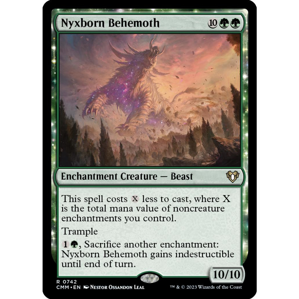 [MTG][Single][CMM] Nyxborn Behemoth ระดับ Rare [ภาษาอังกฤษ] | Shopee Thailand