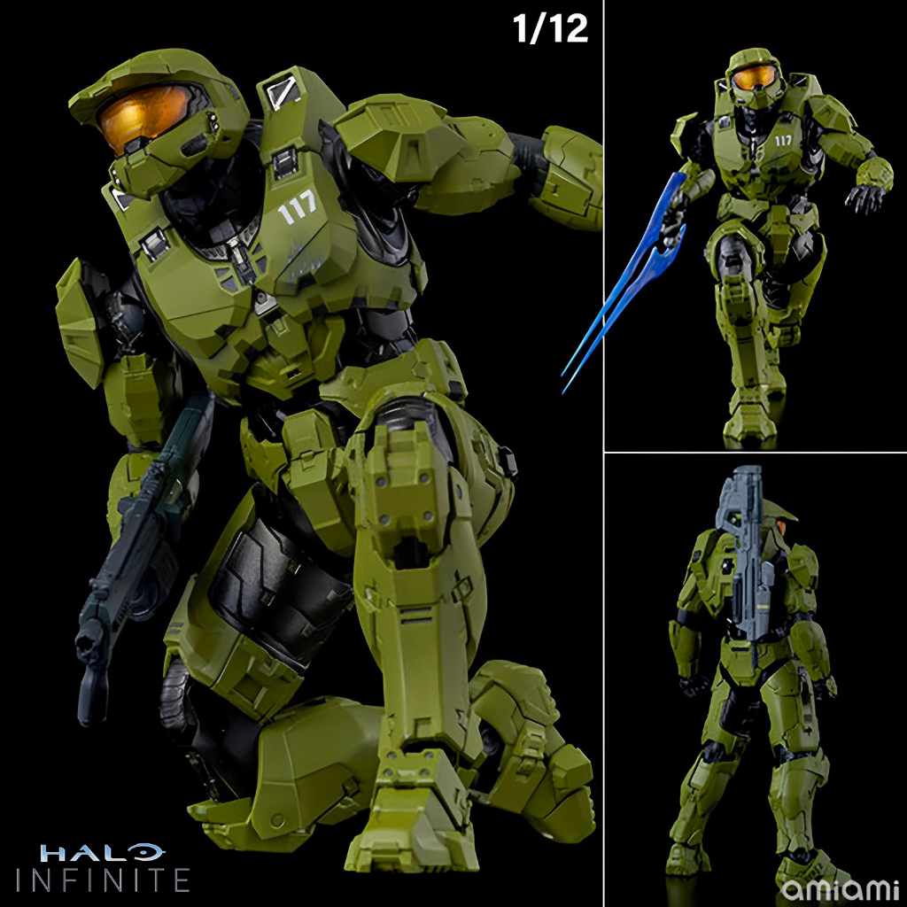 Figma ฟิกม่า Halo Infinite เฮโลอินฟินิต Master Chief John 117 มาสเตอร์ ...