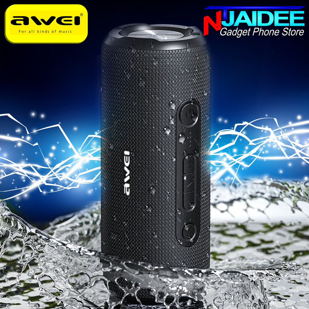 [แพ็คใน 30 นาที] ลำโพงบลูทูธ Awei Y669 Bluetooth RMS8Wx2 + 15Wx1 TWS ...